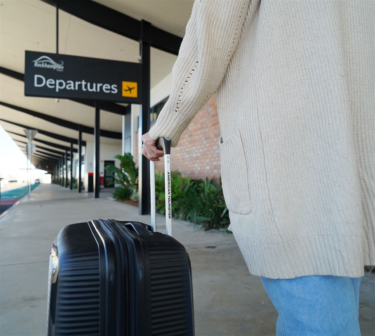 Departing Rockhampton Airport